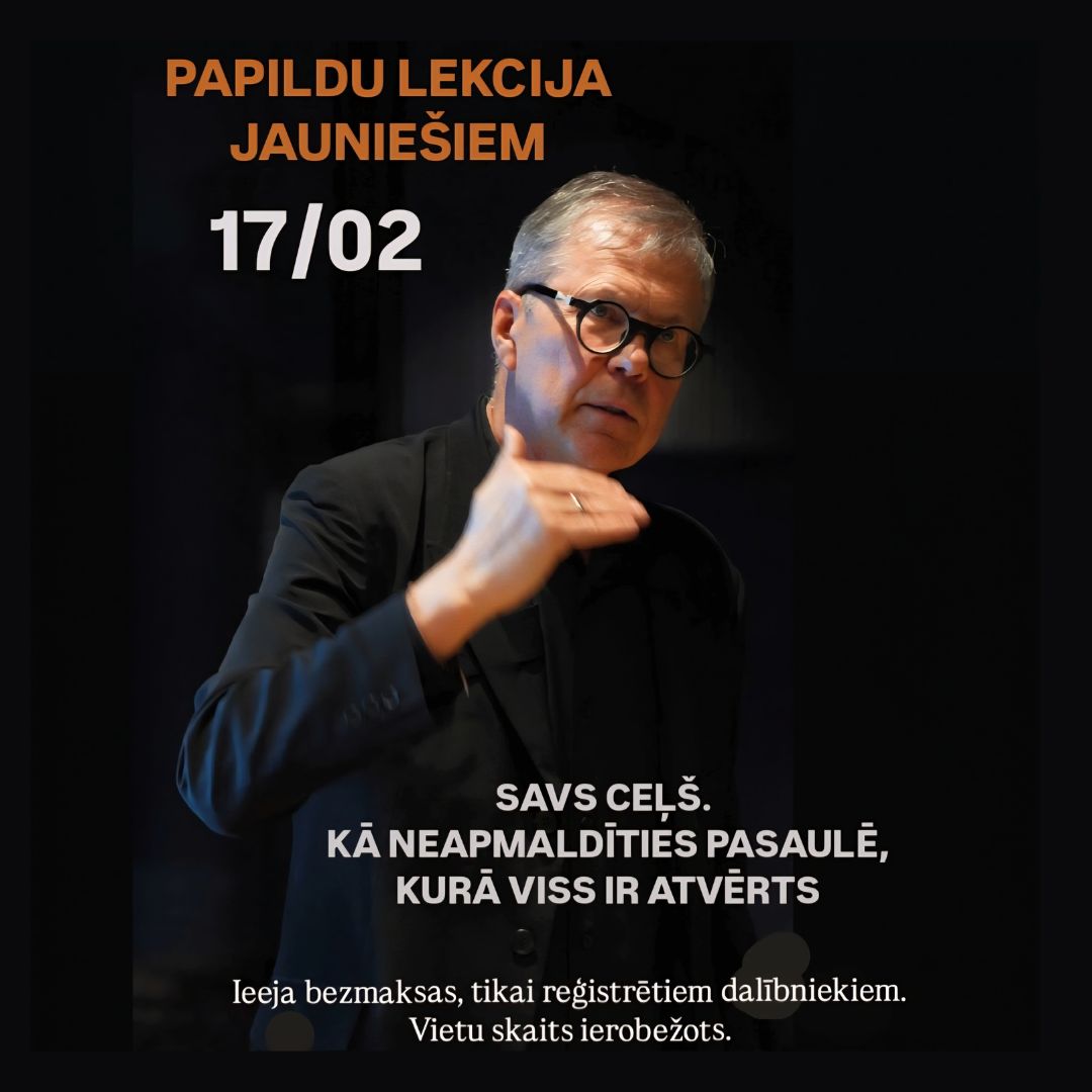 Ulda Pīlena lekcija jauniešiem